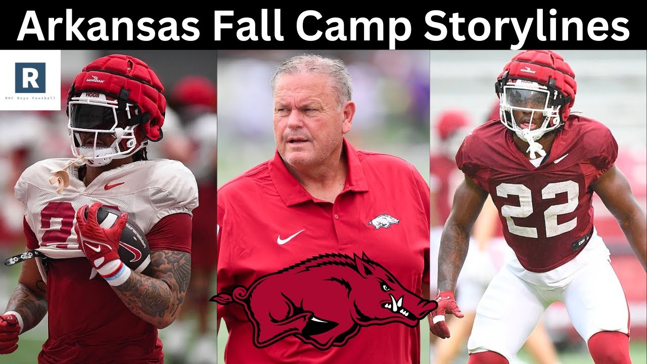 Arkansas Football Fall Camp Storylines | Arkansas Razorbacks Football ...