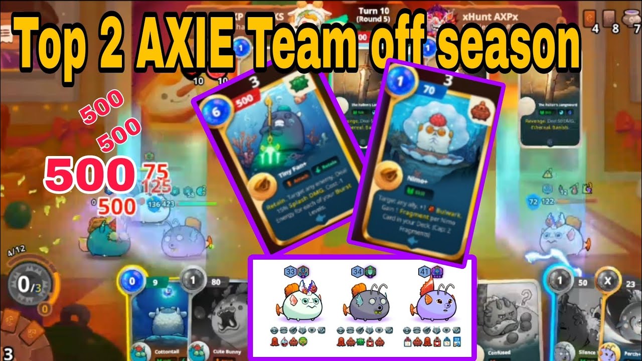 TOP 2 AXIE TEAM IN ORIGIN OFF SEASON: TOP AXIE 2025 - YouTube