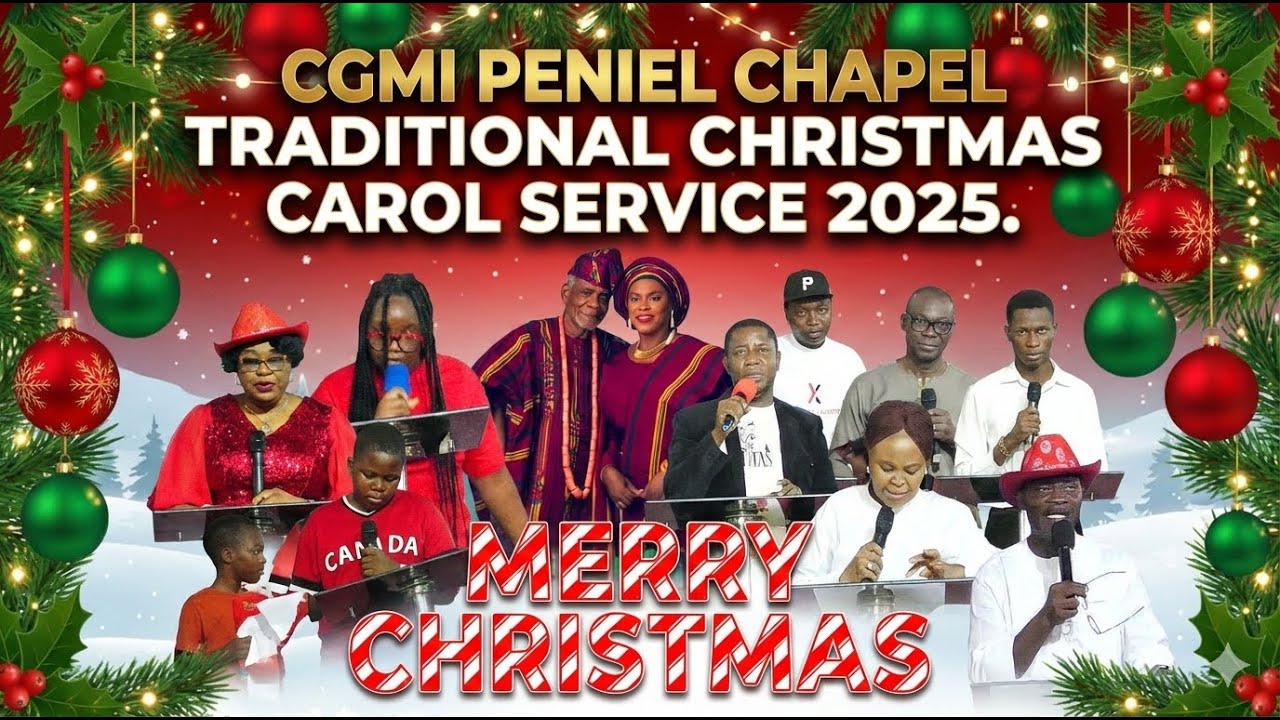 2025 CAROL SERVICE WELCOME ADDRESS & OPENING HYMN (O COME ALL YE ...
