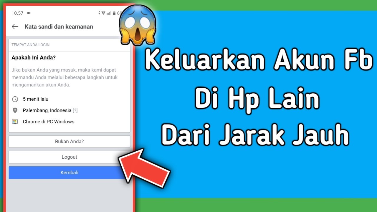 Cara Mengeluarkan Akun Facebook Dari Perangkat Lain Secara Jarak Jauh - YouTube
