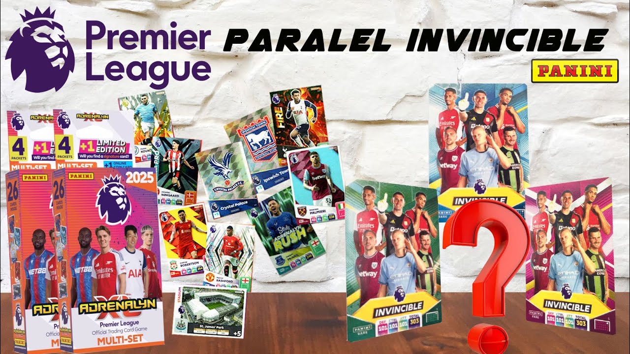 Invincible...ráadásul paralel...ráadásul kettő!⎥Panini Premier League ...