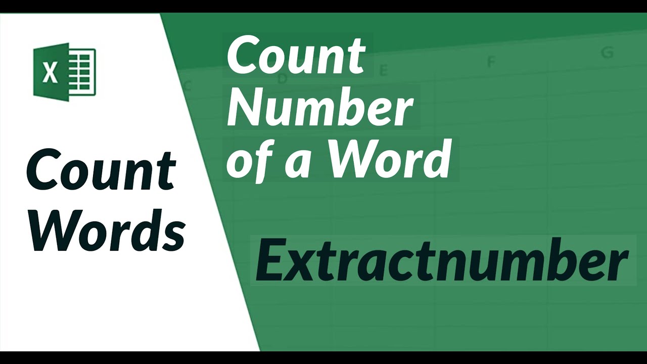 countwords count Number Of A Word extractnumber countwords count Number Of A Word extractnumber