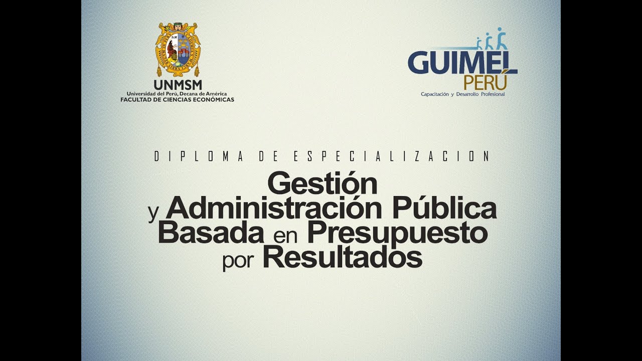 Gestión y Administración Pública - Módulo I (2° parte) - YouTube
