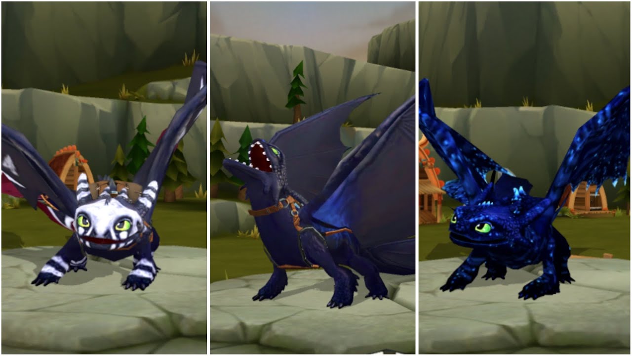 All 9 Toothless's Dragon Costumes | Dragons: Rise of Berk - YouTube