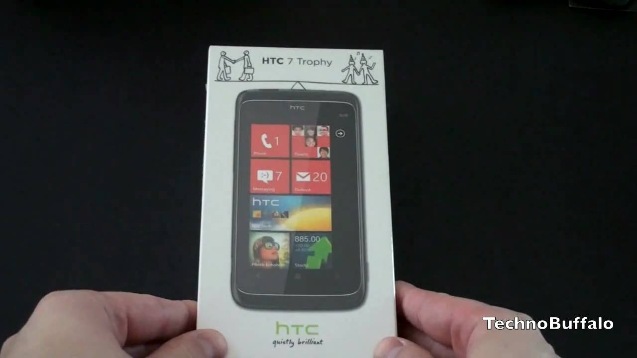 HTC Trophy Unboxing - YouTube