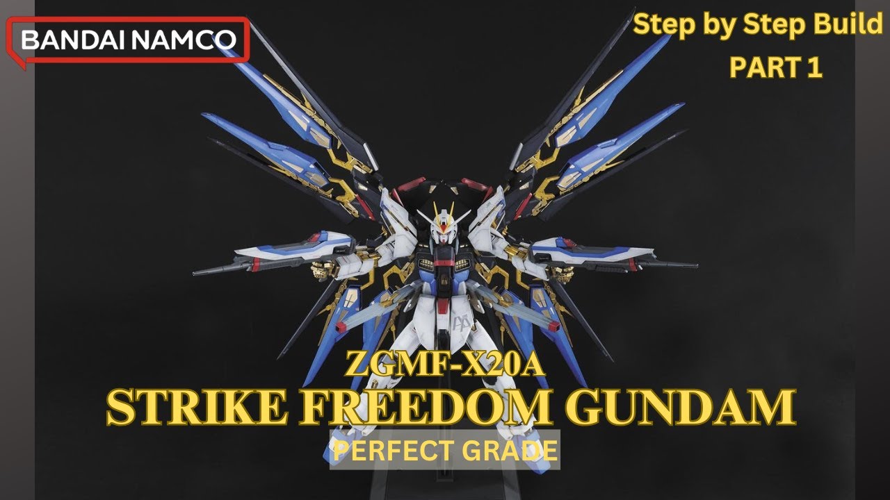 Perfect Grade STRIKE FREEDOM GUNDAM - Step by Step Build - PART 1 - YouTube
