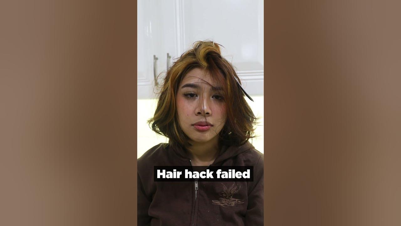 HAIR HACK FAILED - YouTube