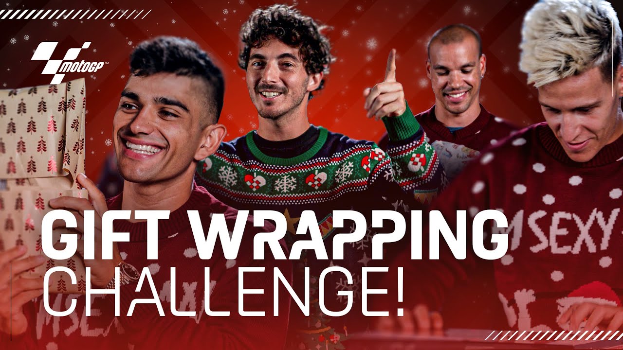 MotoGP™ Gift Wrapping Challenge! 🎁 | #HappyHolidays - YouTube