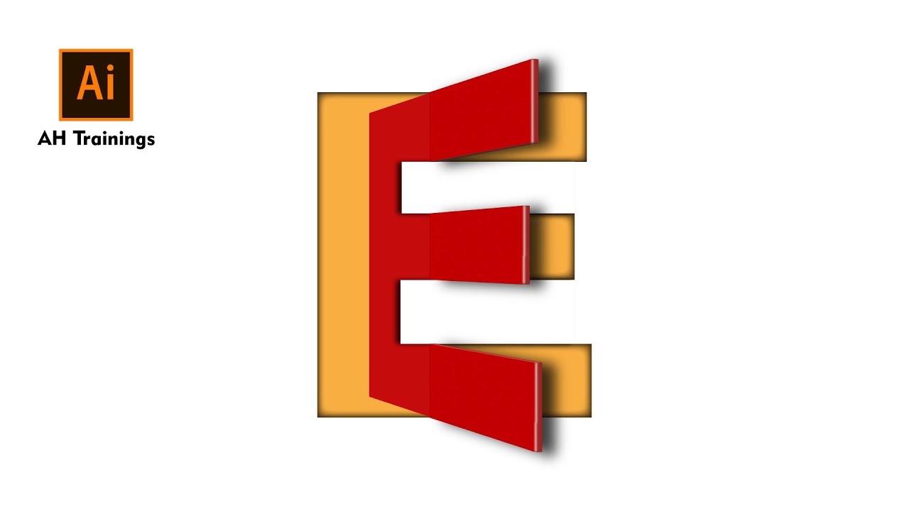 3D Perspective Logo Design in illustrator | Create Stunning Logos By AH ...