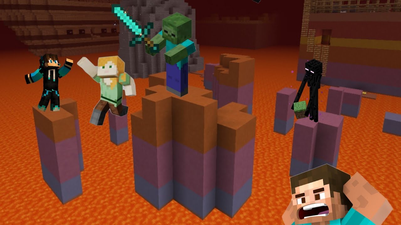 Minecraft,Hot 🥵Hot and big brain parkour🏃🤸‍♀️, not for noob only for ...