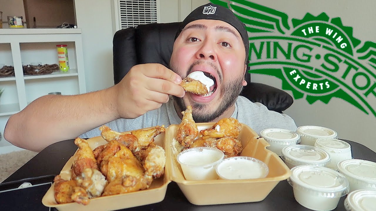 WINGSTOP MUKBANG - YouTube