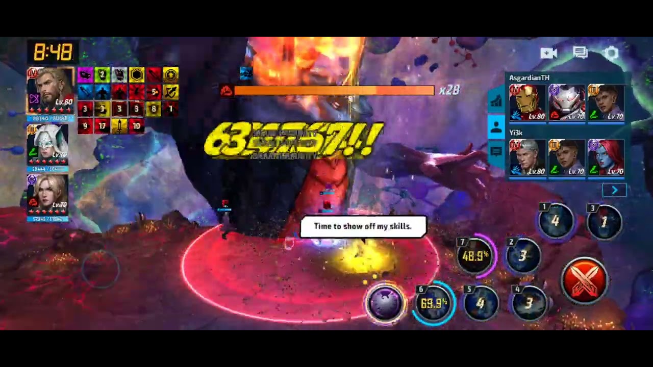Thor vs Dormammu [Marvel Future Fight] - YouTube
