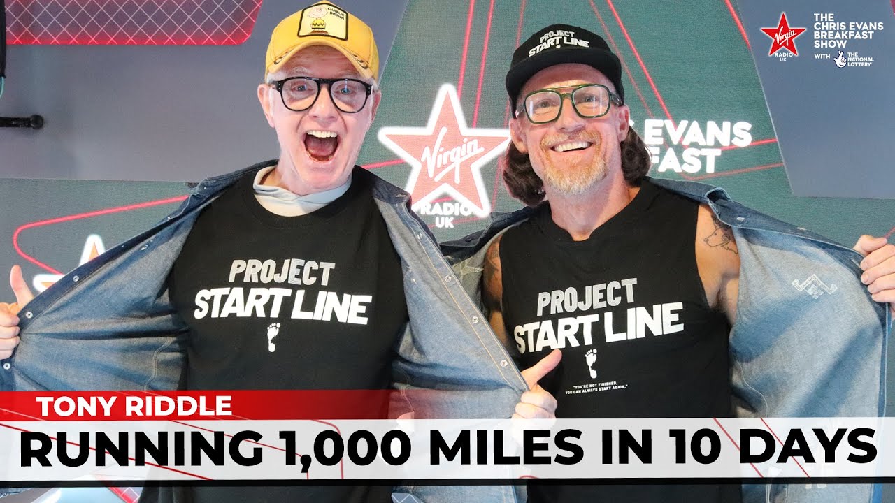 Tony Riddle's Project Start Line: Running 1,000 miles in 10 days - YouTube
