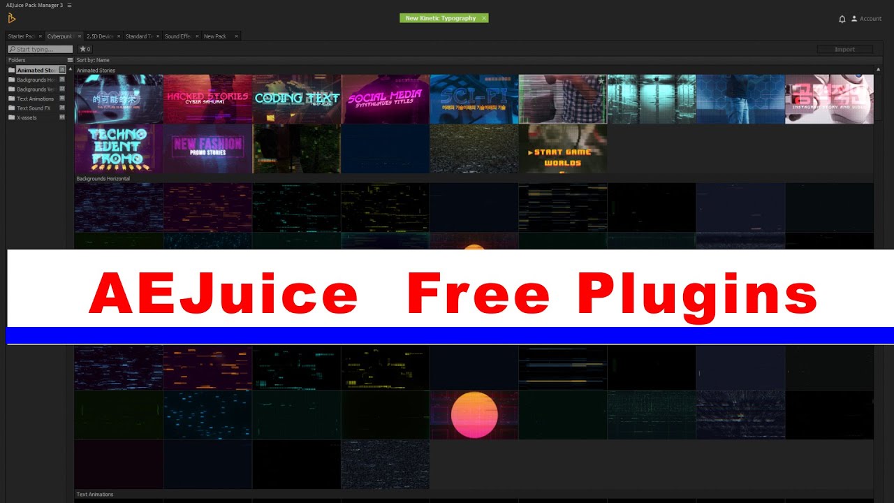 Tutorial Free After Effects Plugins-AEjuice ( Free Download Link) - YouTube