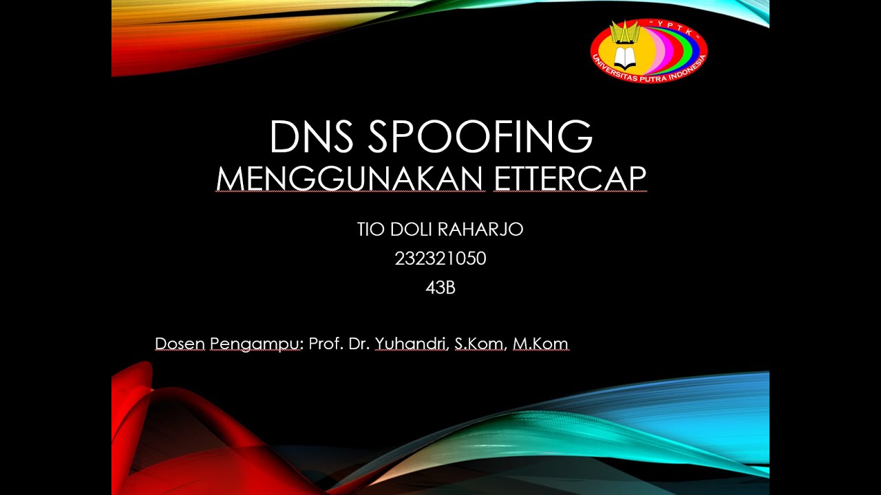 DNS Spoofing with ARP Poisoning Using Ettercap - YouTube