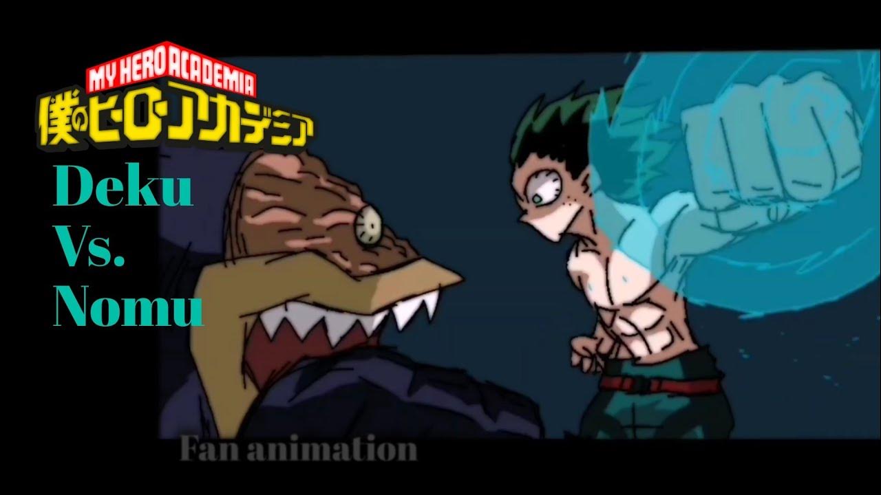 Deku VS. USJ Nomu (with Bgm and Sfx) - YouTube