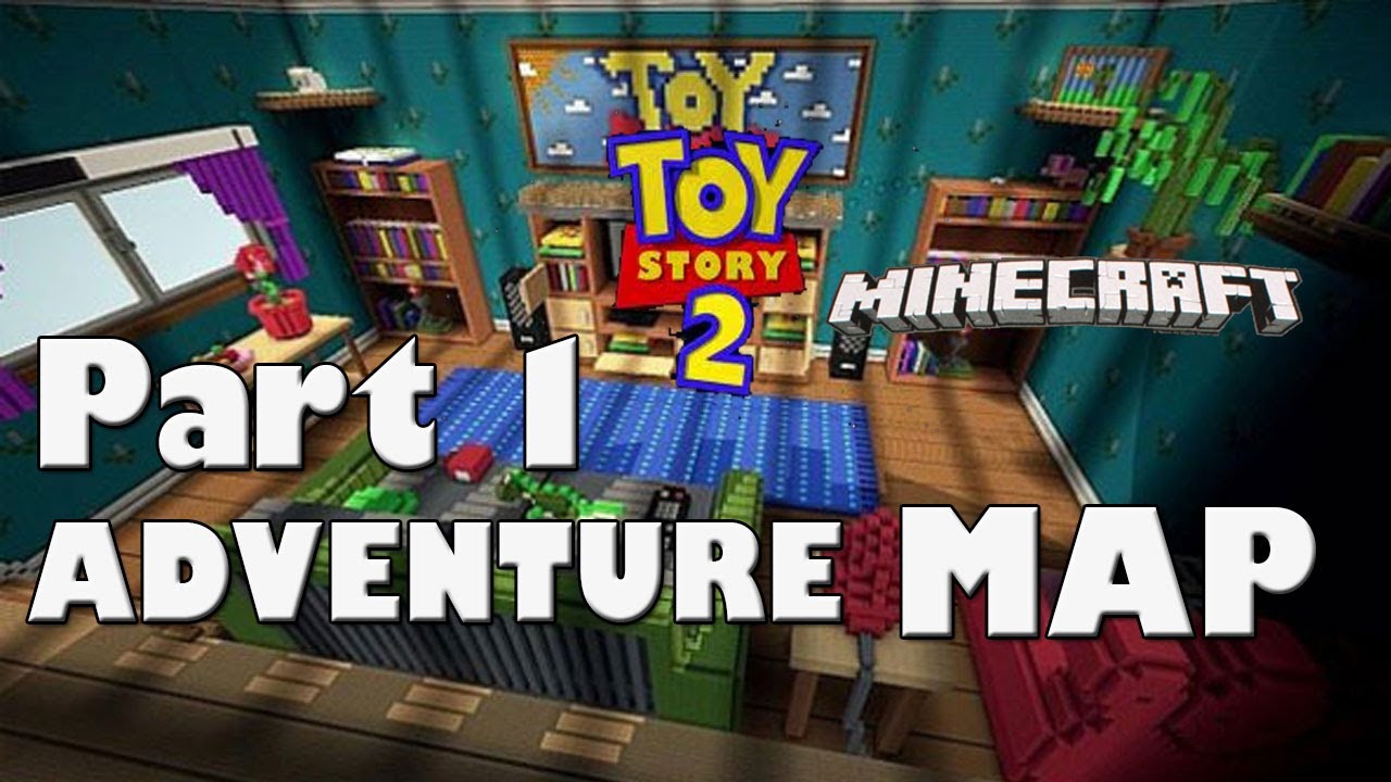 Toy Story 2 Minecraft adventure map Walkthrough #1 - YouTube
