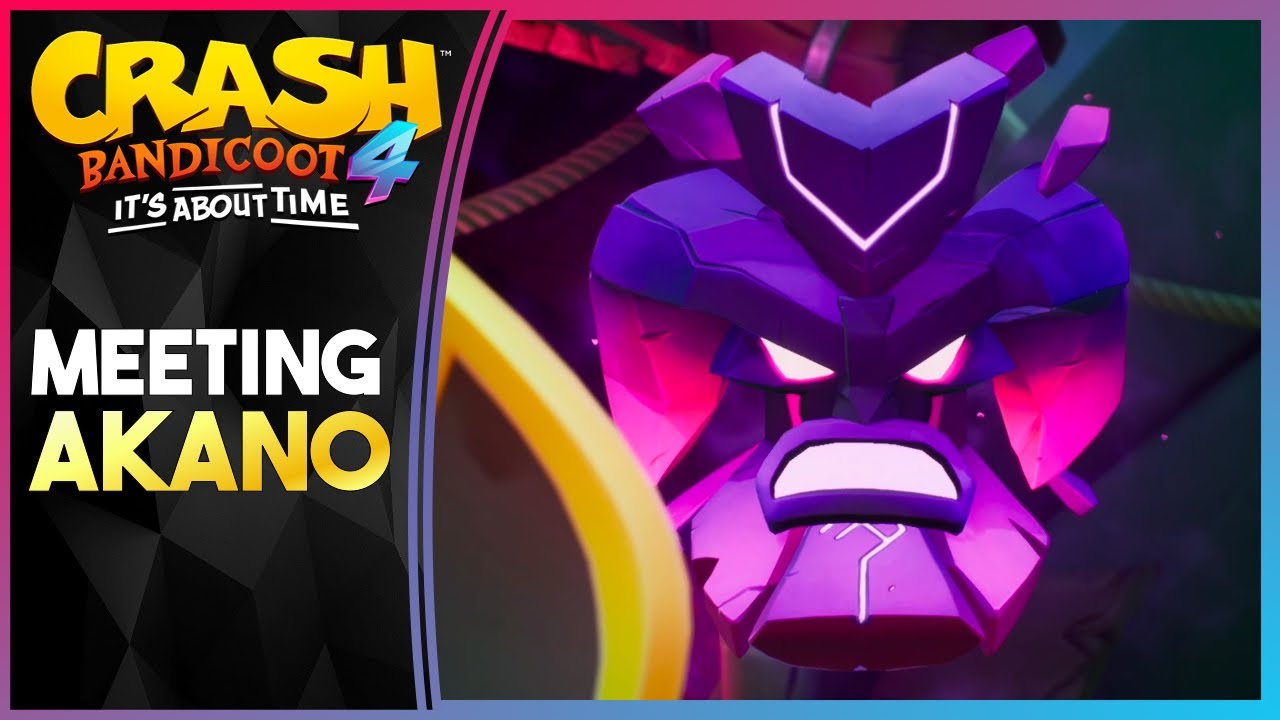 MEETING AKANO! - Cutscene - Crash Bandicoot 4: It's About Time - YouTube