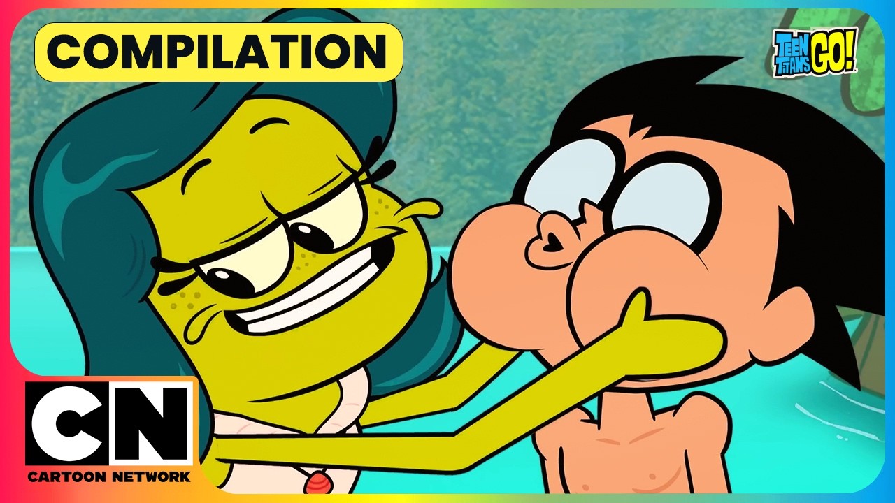 Robin Falls in Love With a Mermaid?!🧜‍♀️😱| Teen Titans Go🦸🏻‍♀️| Cartoon ...