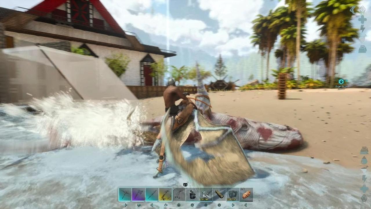 ARK Survival Ascended Flying fish - YouTube