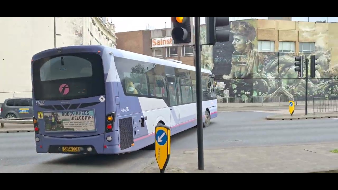 buses at Doncaster interchange from today - YouTube