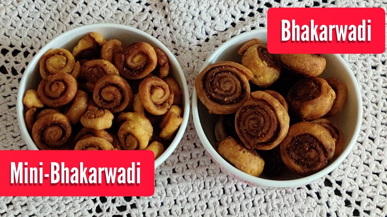 Bhakarwadi | Mini Bhakarwadi | Tasty Snacks - YouTube