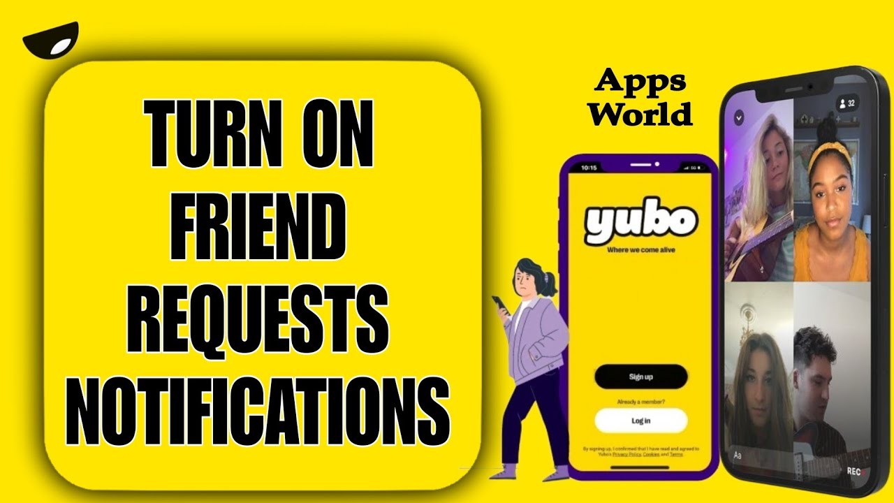 How To Turn On Friend Requests Notifications On Yubo App - YouTube