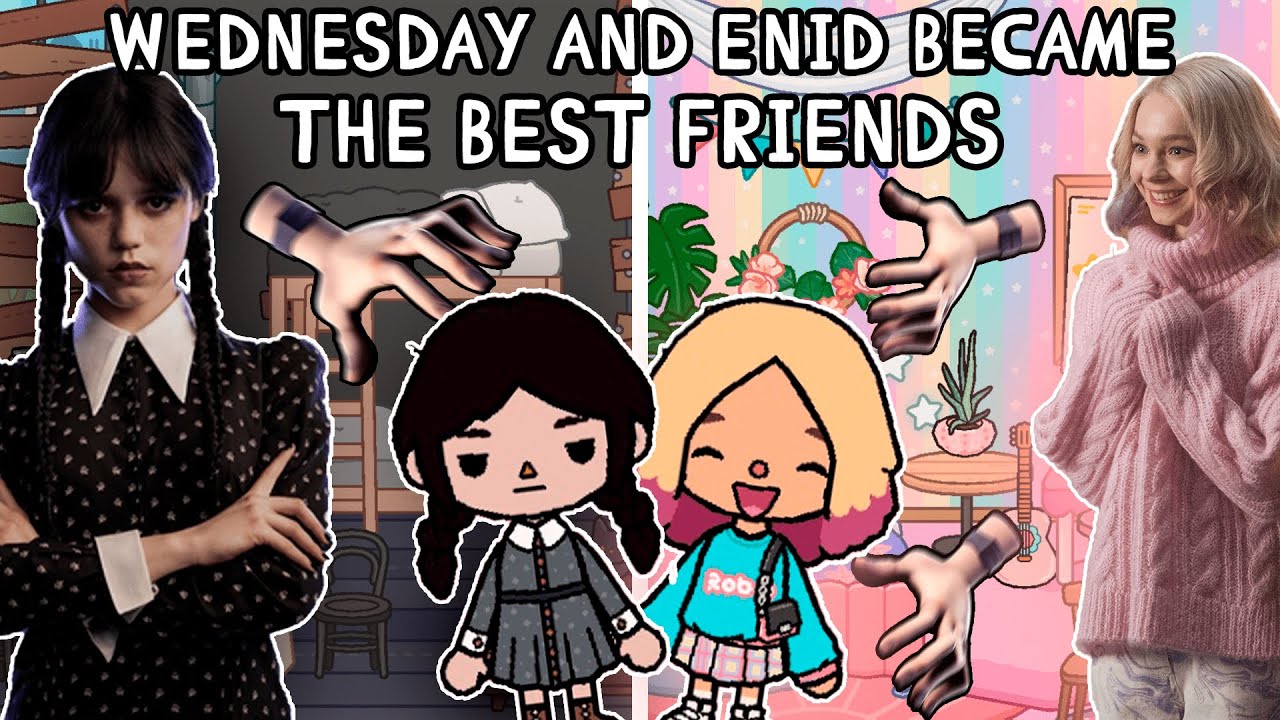 Wednesday and Enid Became the Best Friends / Toca Life Story | Toca ...
