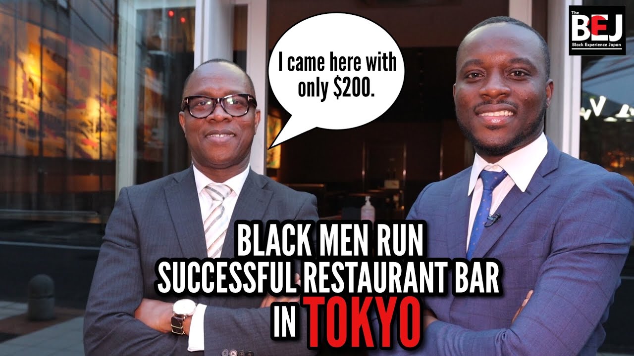Black Men Run Successful Restaurant Bar in Tokyo (Black in Japan ...