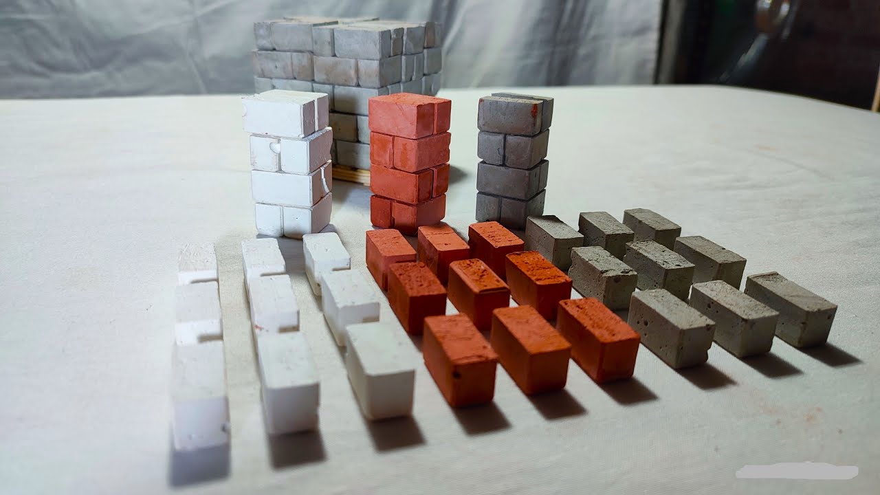 How to make small building bricks: DIY - YouTube