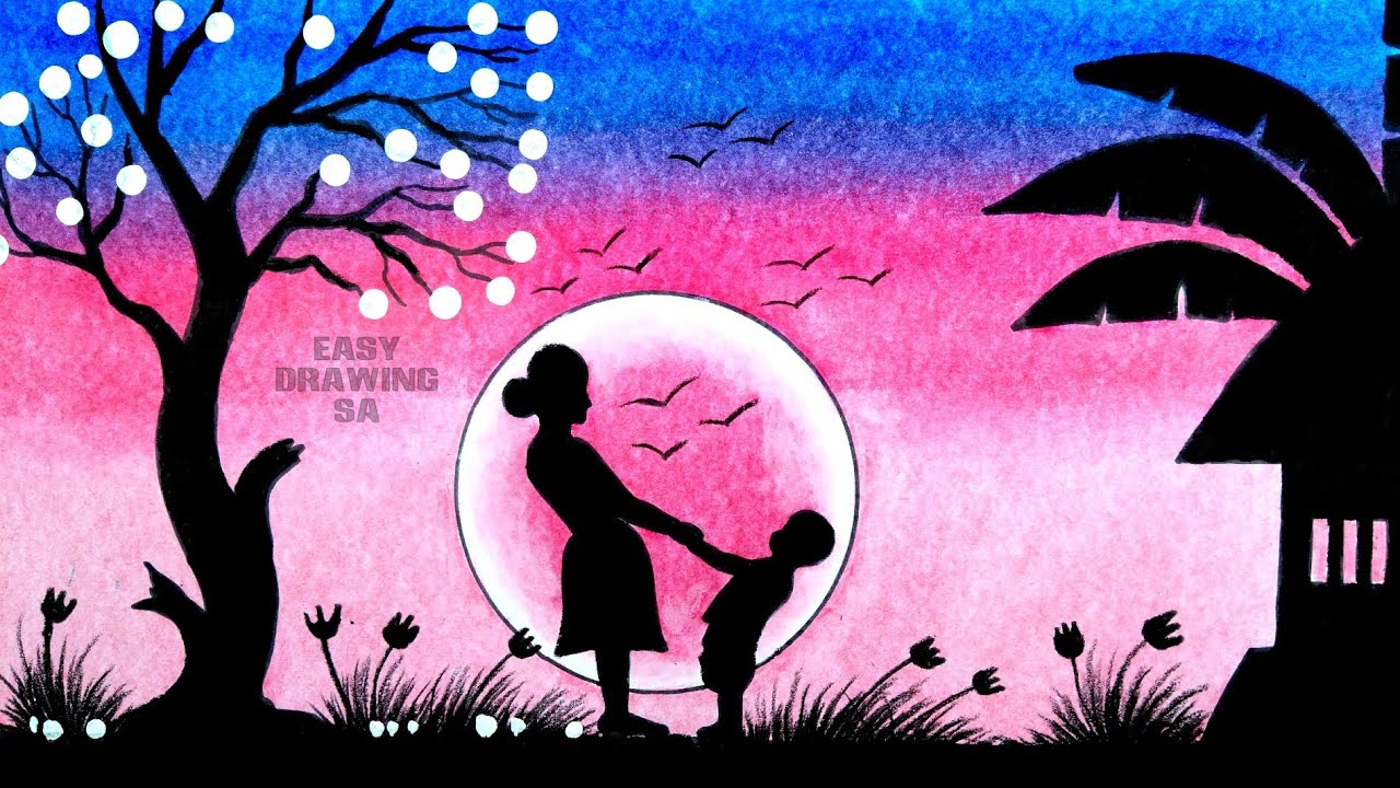 mothers day poster making/mothers day drawing/ poster on mother's day ...