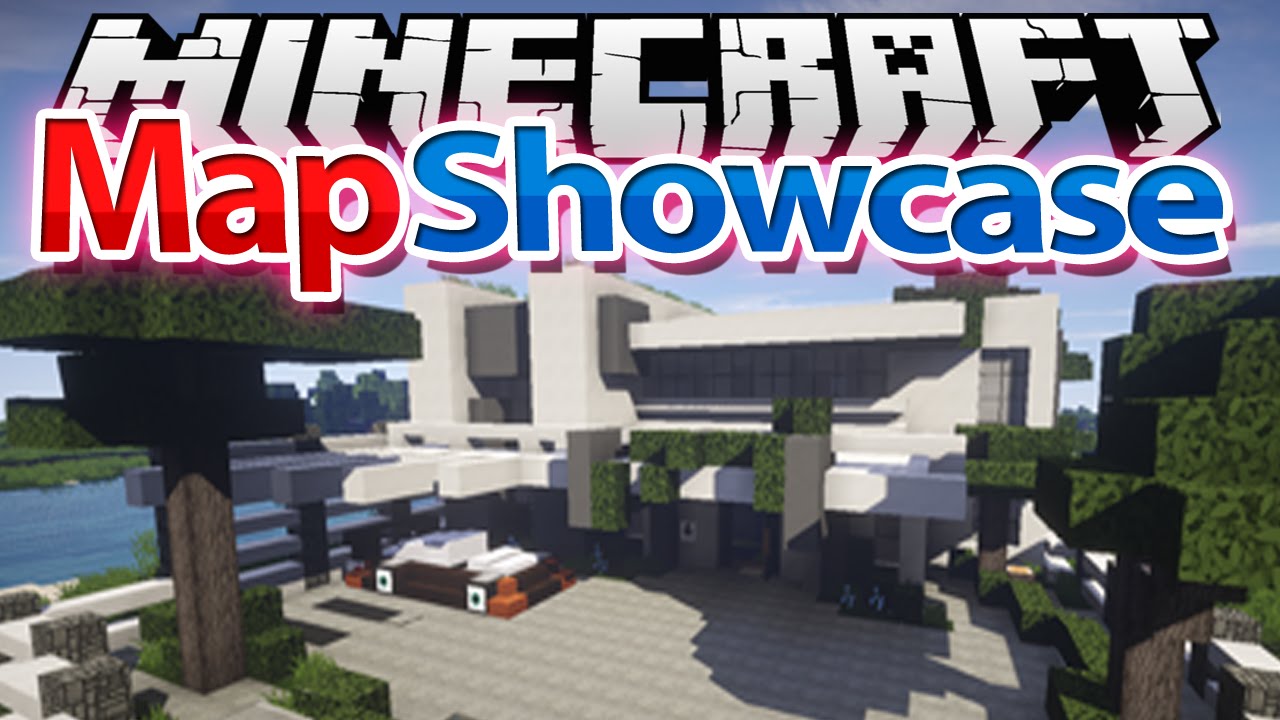 MINECRAFT: EPIC MODERN REDSTONE HOUSE - MAP SHOWCASE ! - YouTube
