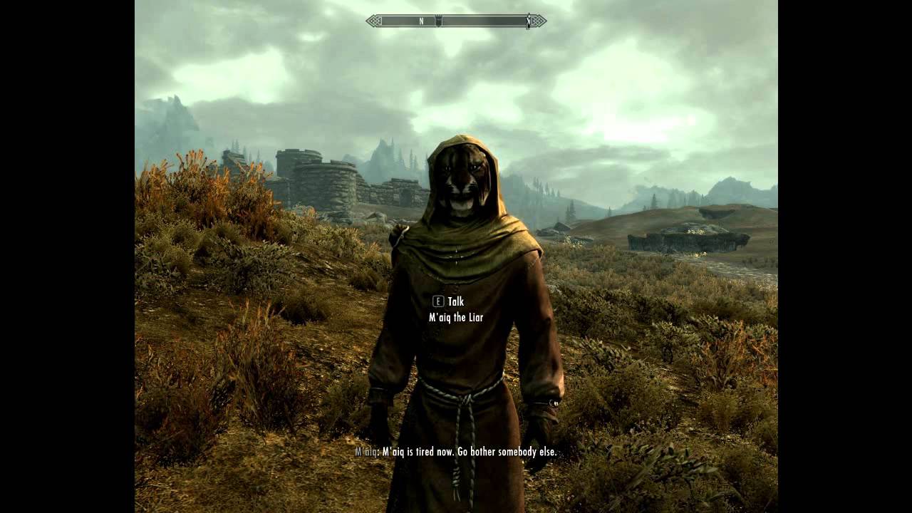 SKYRIM M'AIQ THE LIAR - YouTube