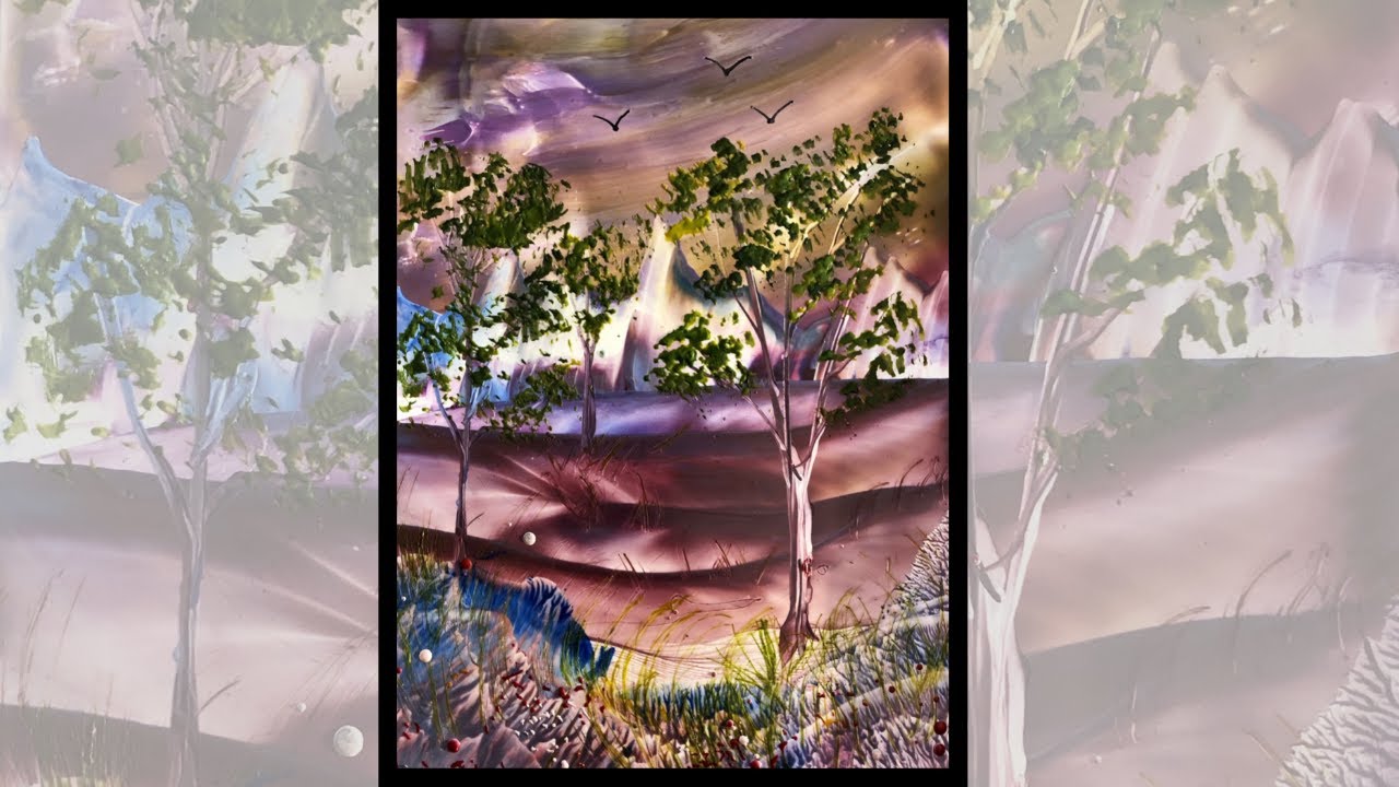 Easy Encaustic Landscape Painting/ Encaustic Painting Techniques - YouTube