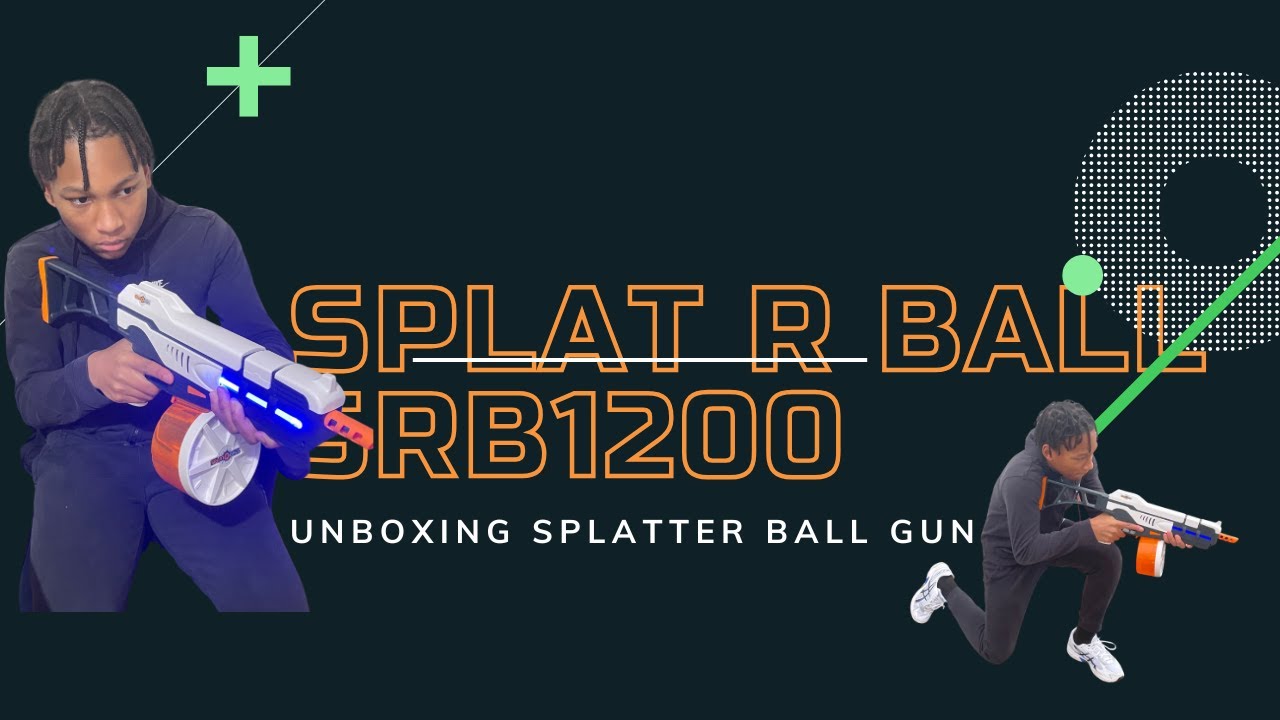Epic Unboxing: Splatrball SRB1200 Gel Blaster with Drum Mag – Full Auto ...