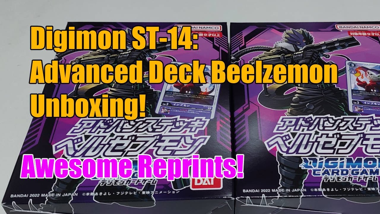 The OG Edgelord with a Heart of Gold! Japanese Digimon ST-14: Advanced ...