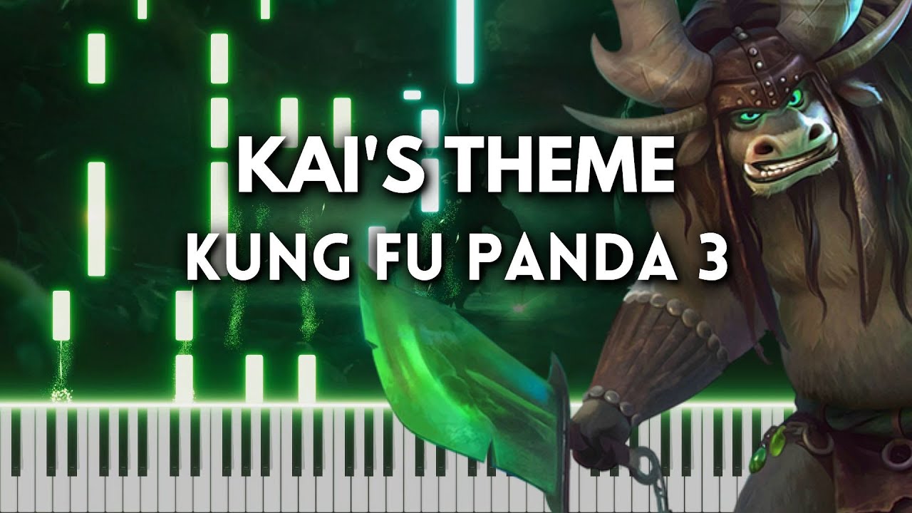 Kai's Theme - Piano Tutorial / Cover (Kung Fu Panda 3 Soundtrack) FREE ...