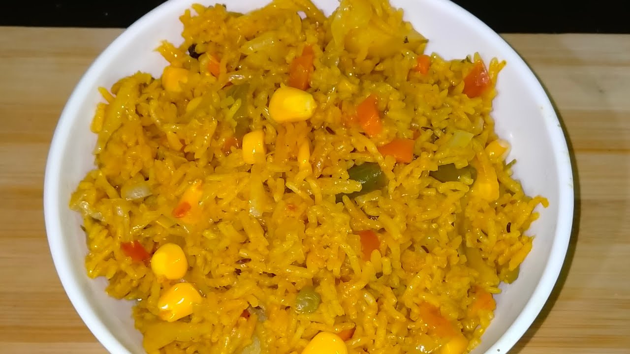 Simple & Tasty Veg Pulao Recipe | Vegetable pulao recipe - YouTube