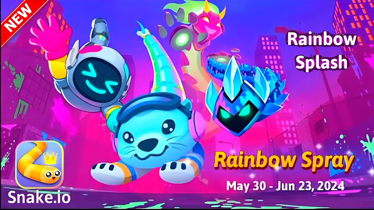 [ Snake. Io ] Rainbow Spray Live Event Trailer! - YouTube
