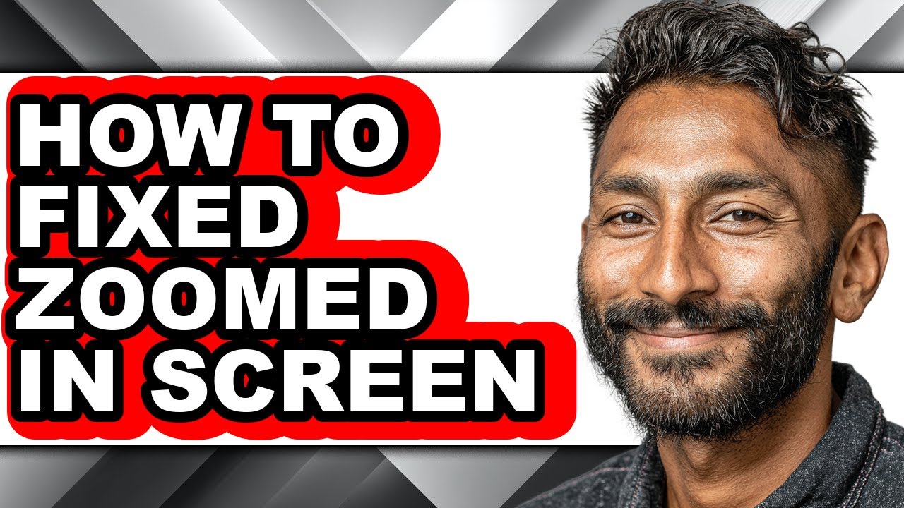How to Fixed Zoomed in Screen - Step by Step - YouTube
