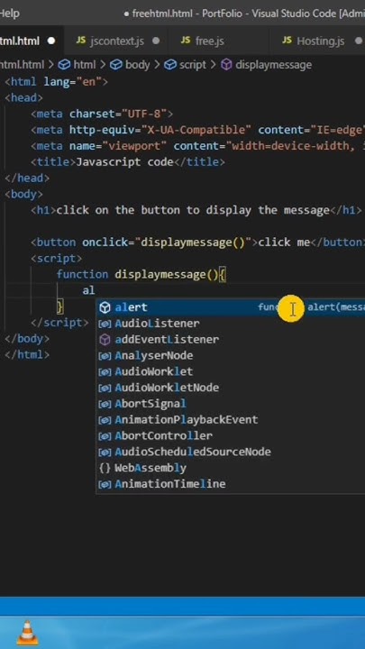 Show message through JavaScript language - YouTube