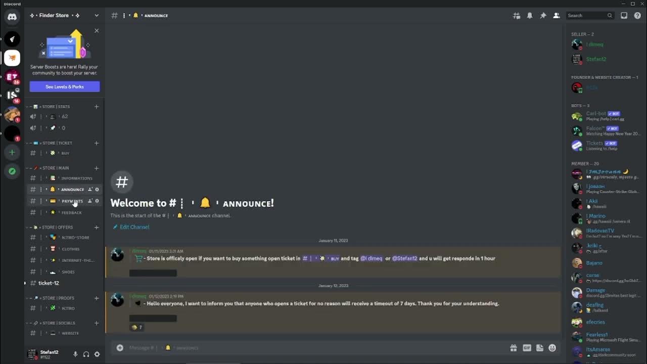Discord Finder Store - YouTube