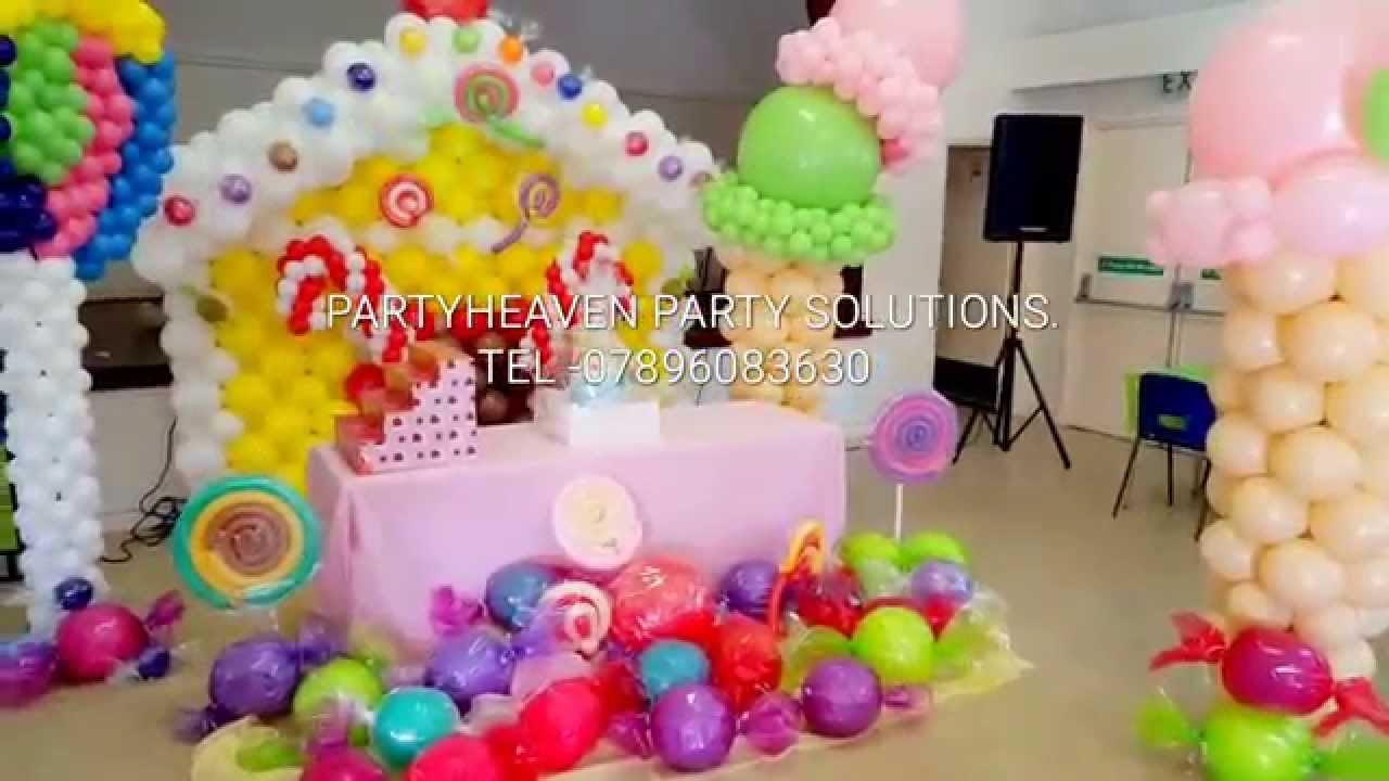 Candyland Balloons - YouTube