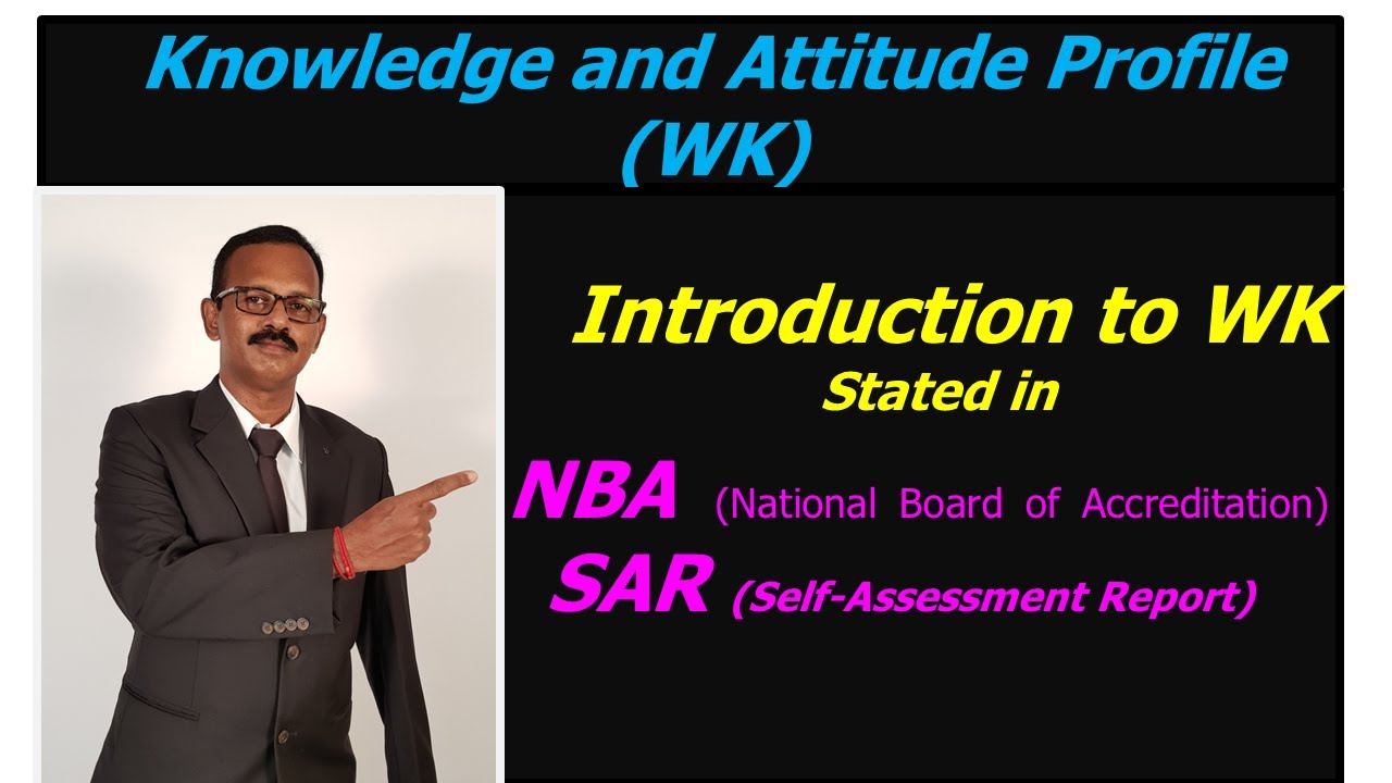 Introduction to Knowledge and Attitude Profile - WK (WK1 to WK9) - YouTube