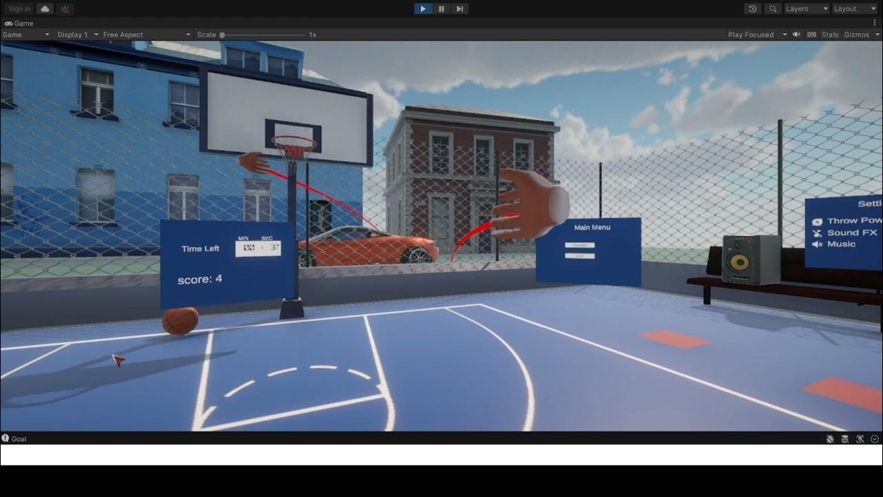 VR Basketball Game in Unity - YouTube