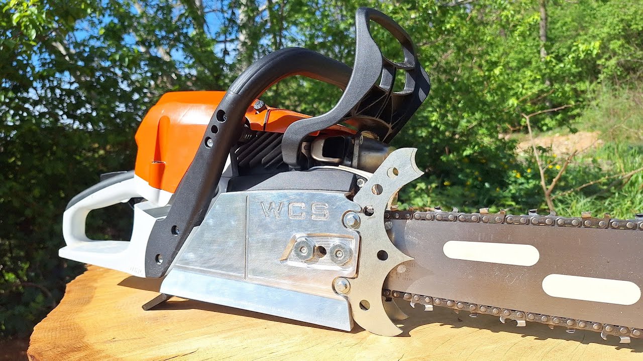Stihl MS 400c - YouTube