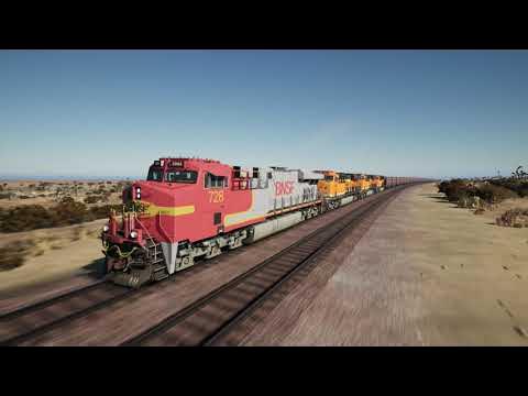 TSW3: Cajon Pass. Cement Train. - YouTube
