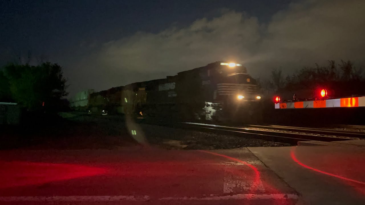 NS 9740 Lead’s the Z-AUGSBD Westbound Intermodal Train in Springfield ...