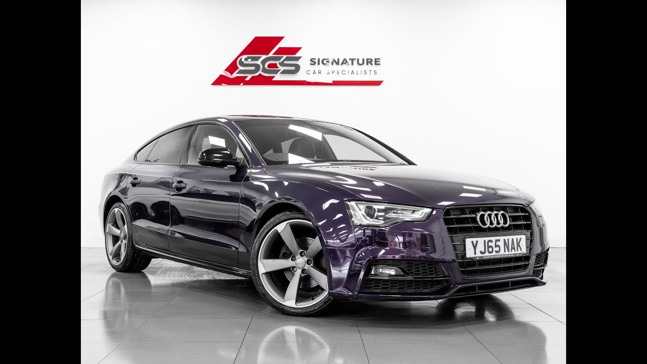 2015-65 Audi A5 Sportback 2.0 TDI Black Edition Auto 190PS - YouTube