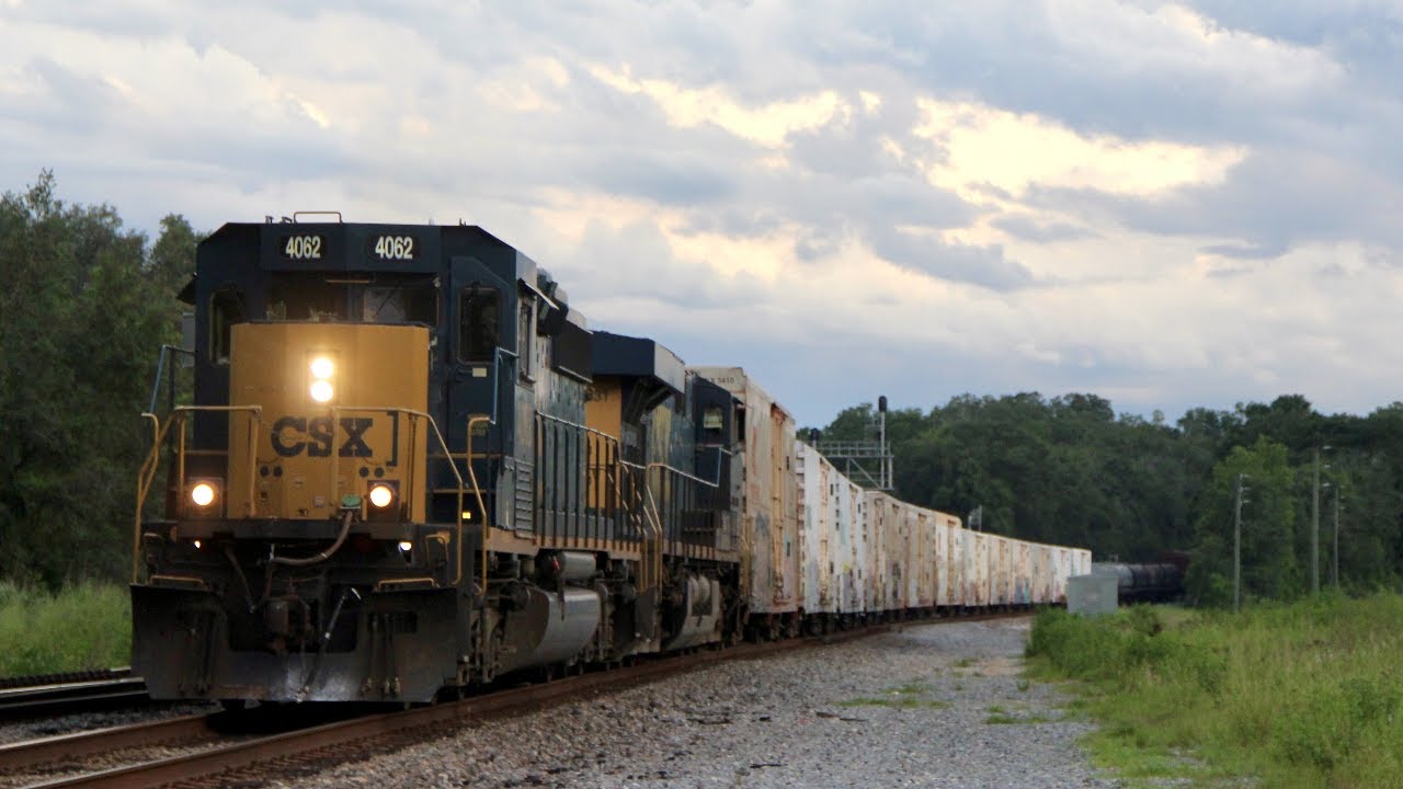 [HD] Summer Evening on CSX in Central Florida! (7/10/2021) - YouTube